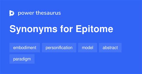 Epitome Synonyms 713 Similar Words And Phrases