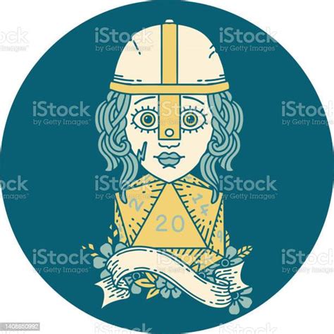 자연 스무 주사위 롤 일러스트레이션을 가진 인간 전투기 굴리기에 대한 스톡 벡터 아트 및 기타 이미지 굴리기 머리 명랑한 Istock