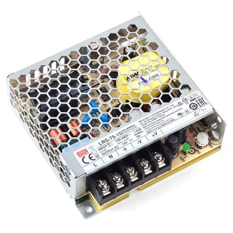 Meanwell Variable Power Supply Lrs 75 15 Switching Power Supply 15v Meanwell Power Supply And