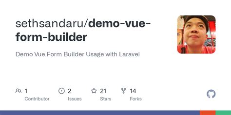 Github Sethsandarudemo Vue Form Builder Demo Vue Form Builder Usage