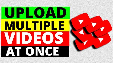 How To Upload Multiple Videos On Youtube Up To 20 At Once Youtube