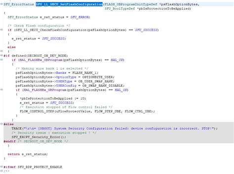 Solved Sbsfu On Stm32h743 Swapbank Stmicroelectronics Community
