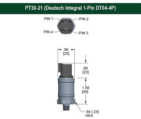 Pt30 Series High Performance Fixed Range Dimensions