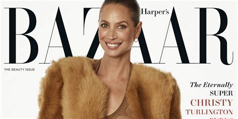 Christy Turlington In Harpers Bazaar Best Bazaar Covers
