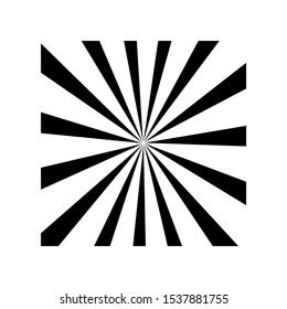 Sunburst Logo Design Vector Illustration Stock Vector Royalty Free