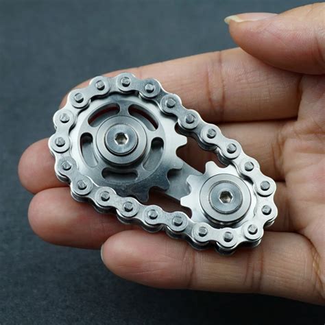 스테인리스 스틸 스프로킷 플라이휠 피젯 스피너 Edc 금속 스프로킷 및 체인 어린이 성인용 스트레스 해소 장난감피젯 스피너 Aliexpress