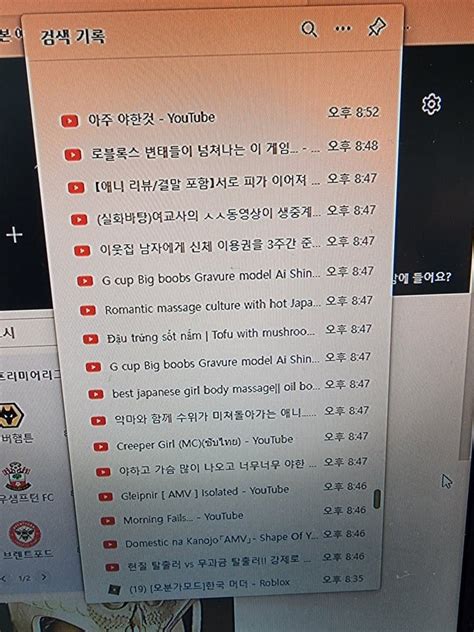 조카들이 집에와서 유튜브를 보고 간 흔적 포텐 터짐 최신순 에펨코리아