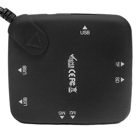 Buy All In One Multi Card Reader With 3 Ports USB 2 0 HUB Combo For SD MMC M2 MS TF Online At