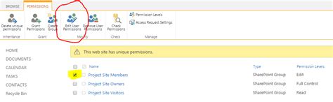 how to set security for a sharepoint site sharepoint maven