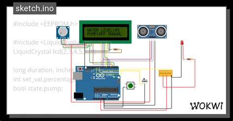 Waterlevel Wokwi Esp32 Stm32 Arduino Simulator