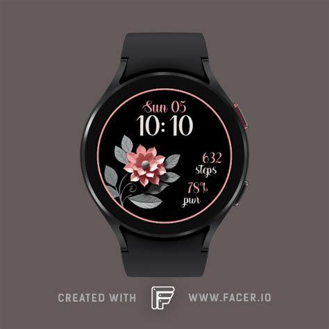 Kel S Designs Floral V Watch Face For Apple Watch Samsung Gear S Huawei Watch And More