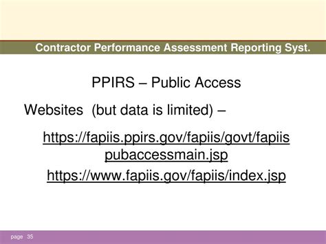 Ppt Contractor Performance Assessment Reporting System Cpars August 11 2011 Midwest Sblo