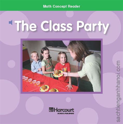 Sách Math Concept Reader Grade 1 The Class Party Sách Giấy Gáy