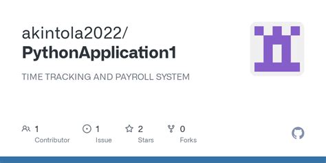 Github Akintola2022pythonapplication1 Time Tracking And Payroll System
