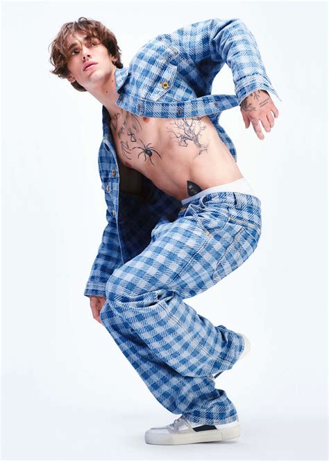 Vinnie Hacker Photographed By Sam Rock For Ami Denim Campaign Vogue Man
