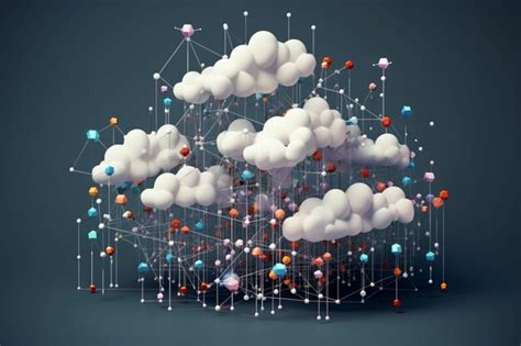 Premium Ai Image Cloud Networks Concept