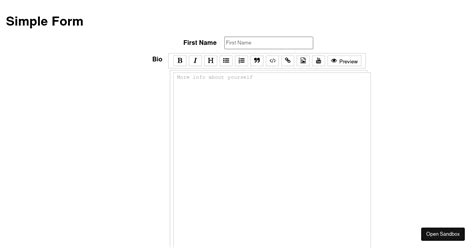 Redux Form Simple Example Codesandbox Redux Form Simple Example Codesandbox