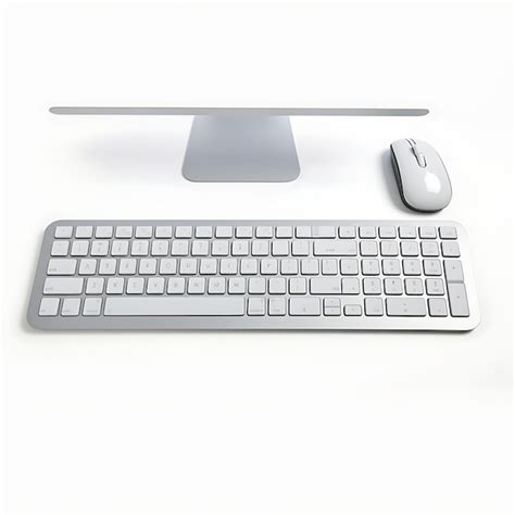 Premium Ai Image Isolated Of A Comfortable Ergonomic Keyboard Mousepad An Nomad Visa Remote