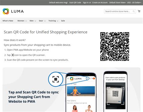 Magento 2 Shopping Cart Qr Code Scan And Sync Cart Products Webkul