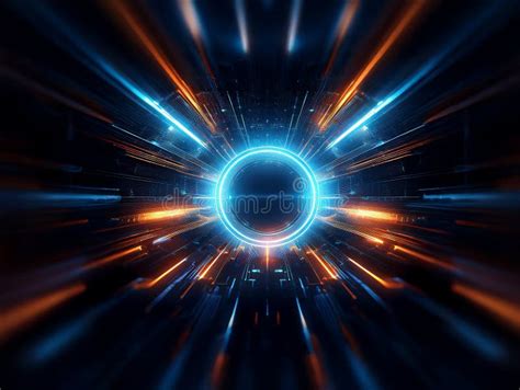 Abstract Background Of Lensflare Effect Ai Generate Stock Illustration Illustration Of