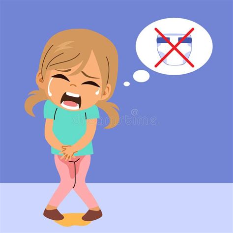 Girl Peeing Pants Clipart