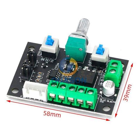 Dc 12v 24v Stepper Motor Driver Controller Speed Regulator Pwm Pulse