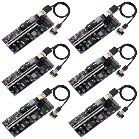 Actimed Pcie Riser 1x To 16x Gpu Riser 6pin Molex Desertcart Kuwait