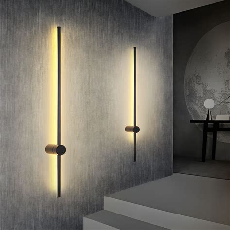 Modern Linear Wall Light Fixture Creative Led Wall Light Sconce For