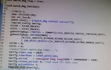Tms320c6678 看门狗无法复位 Processors Forum Processors Ti E2e Support