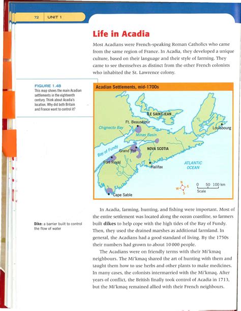 History 7 Life In Acadia Life In Acadia Most Acadians Were French