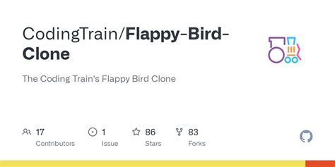 GitHub CodingTrain Flappy Bird Clone The Coding Train S Flappy Bird Clone