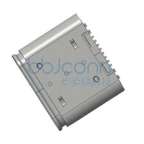 Type C 16p Female Socket L 8 0 Ch 3 50 Height 1 90 Four Pin Plug With Column Terminal Smt