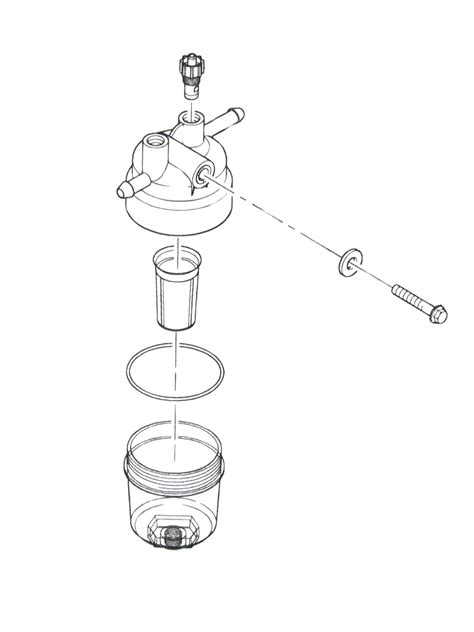 Perkins Pre Fuel Filter Assembly Filter Ready To Dispatch