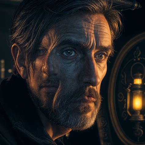 Captain Nemo In Thoughtful Contemplation A Steamp Ai Art