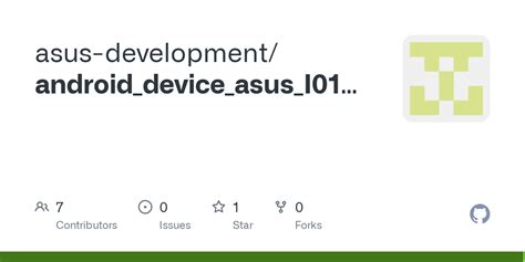 GitHub Asus Development Android Device Asus I WD Twrp