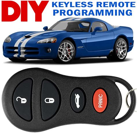 Diy Keyless Entry Remote With Programmer For Chrysler