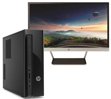 HP Slimline A Na Desktop PC With Pavilion Cw Full HD IPS LED Monitor Deals PC World