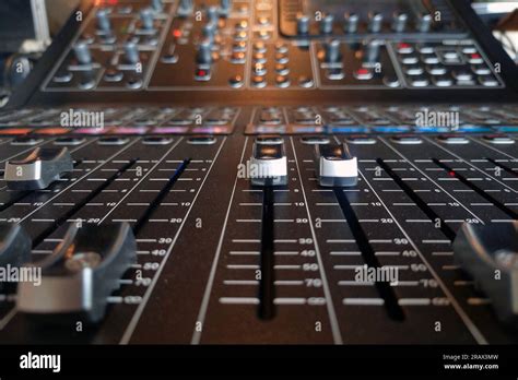 Professional Audio Mixer Stock Photo Alamy