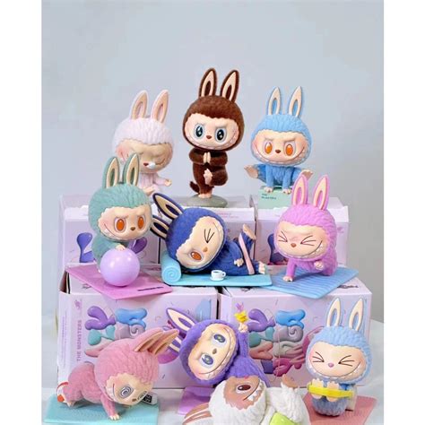 Popmart The Monsters Labubu Yoga Series กล่องเครื่องประดับและจี้ Shopee Thailand