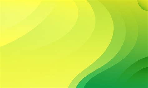 추상 그린 웨이브 배경 프리미엄 벡터