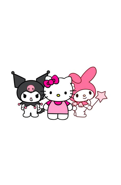 Hello Kitty Melody Kuromi Hello Kitty Wallpaper Hello Kitty