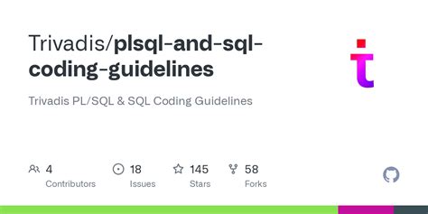Plsql And Sql Coding Guidelinescover Templatehtml At Main · Trivadis