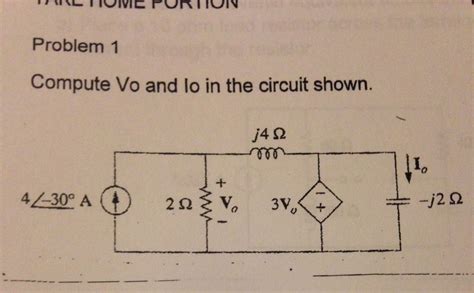 Solved Compute Vo And Io In The Circuit Shown Chegg Com
