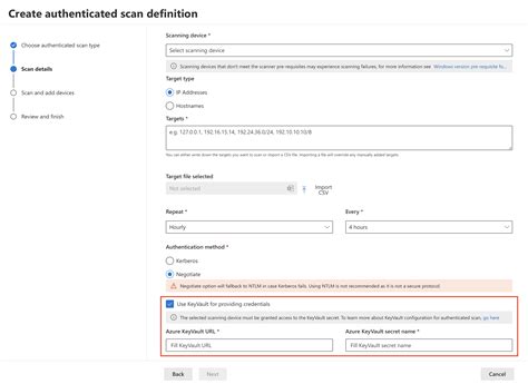 Microsoft Defender Vulnerability Management Authenticated Scan Security
