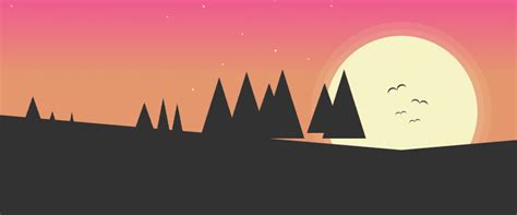 pure html and css sunset scenery😍 dev community