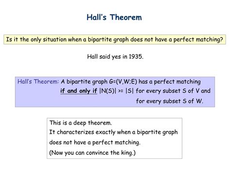 Ppt Understanding Bipartite Matching Problem Lecture On Graph Theory