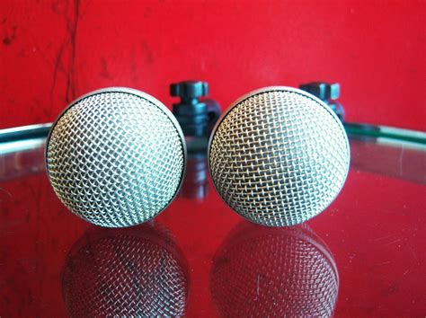 2 Vintage 1960s Altec 654a Dynamic Cardioid Microphone W Accessories Lo Z Shure 4620941957