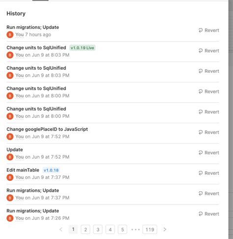 filterable edit history tab by person and additional gui feature requests retool forum