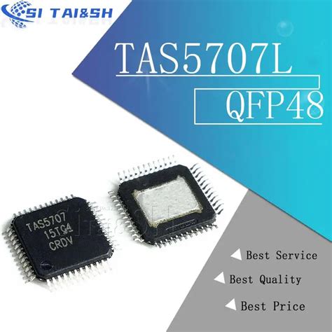 1 adet grup TAS5707 TAS5707L TAS5708 tas5stock TAS5711 HTQFP 48 SMD dijital ses güç