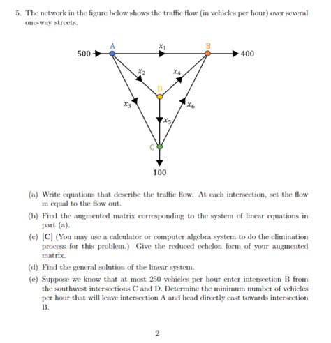 Solved The Network In The Figure Below Shows The Traffic Chegg